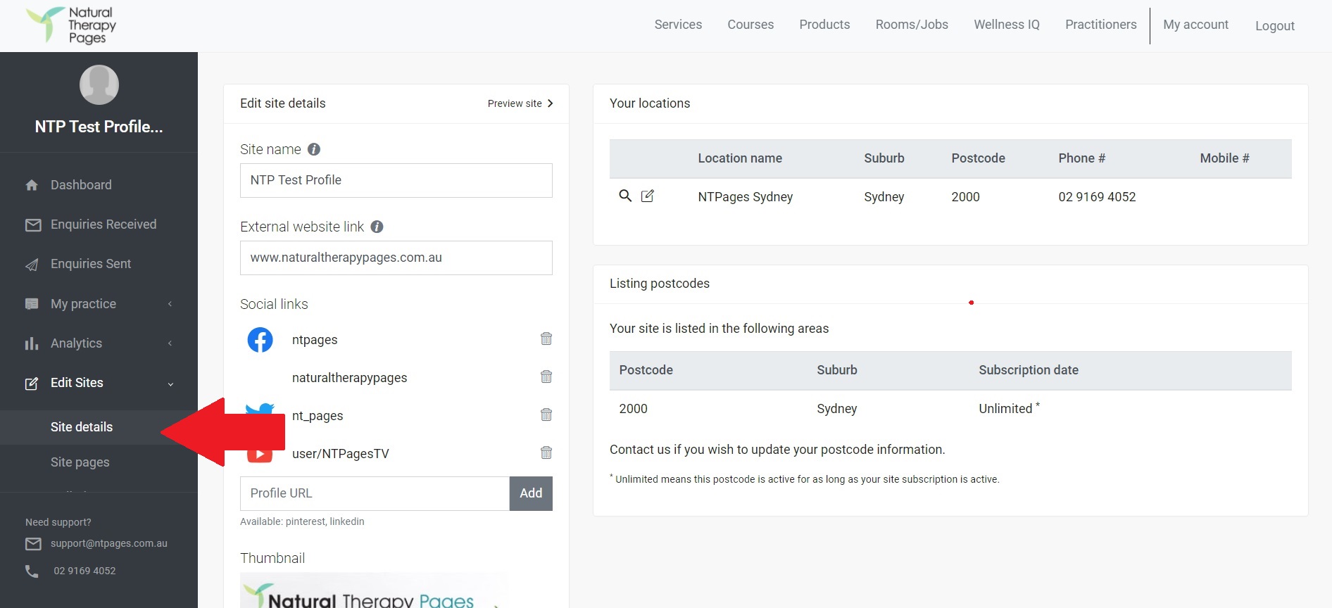 How To Edit Your Site Details how-to-edit-your-site-details